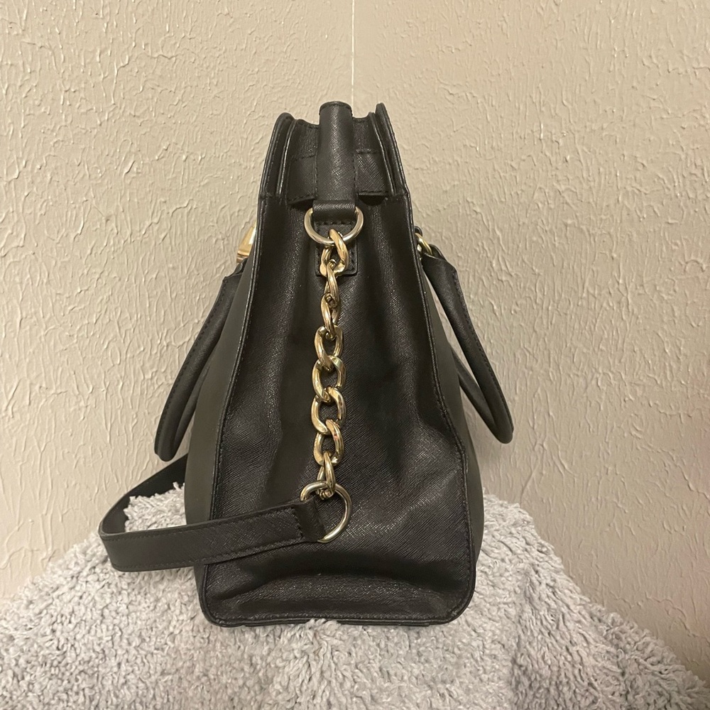 Michael Michael Kors Lock And Key Black Purse - Gem